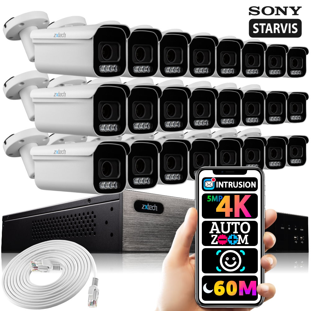 4K Security Cameras and Recorders for Business and Large Property With ...