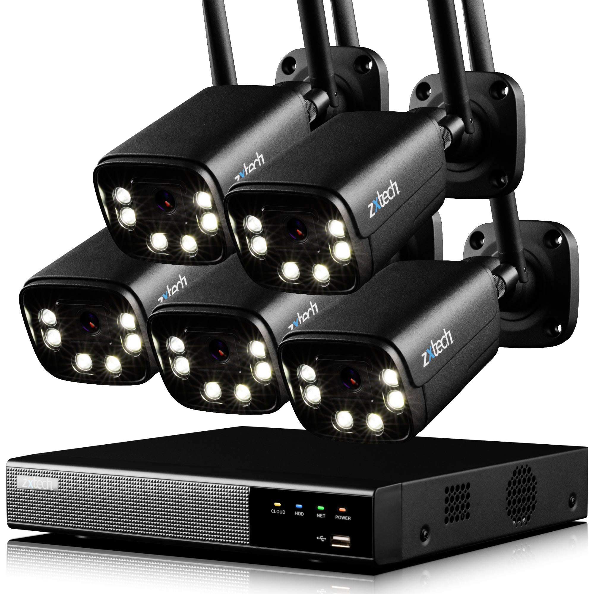 5MP/4K Home Wireless Camera System - 2 Way Audio Sony Starvis Outdoor ...