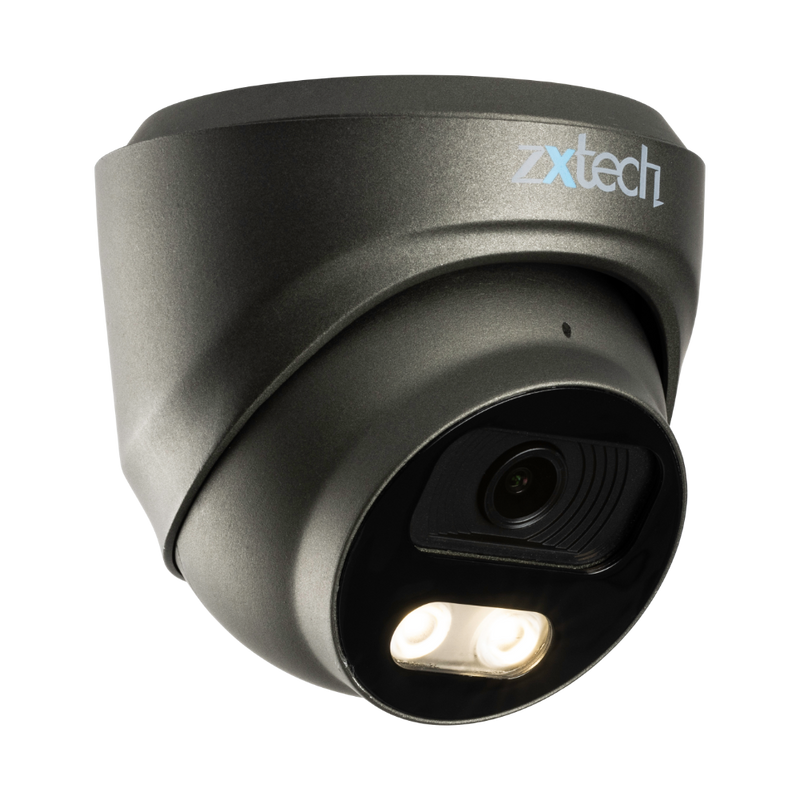 Zxtech Full Colour Night Vision 4K 8MP Dome PoE IP CCTV AI Camera | Fa