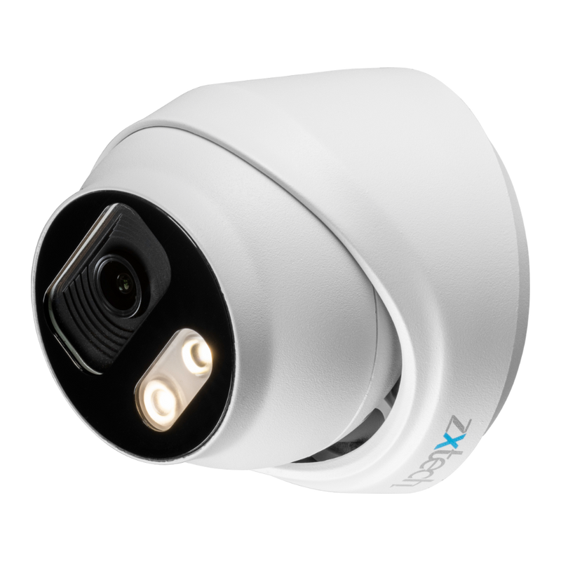 Zxtech Full Colour Night Vision 4K 8MP Dome PoE IP CCTV AI Camera | Fa