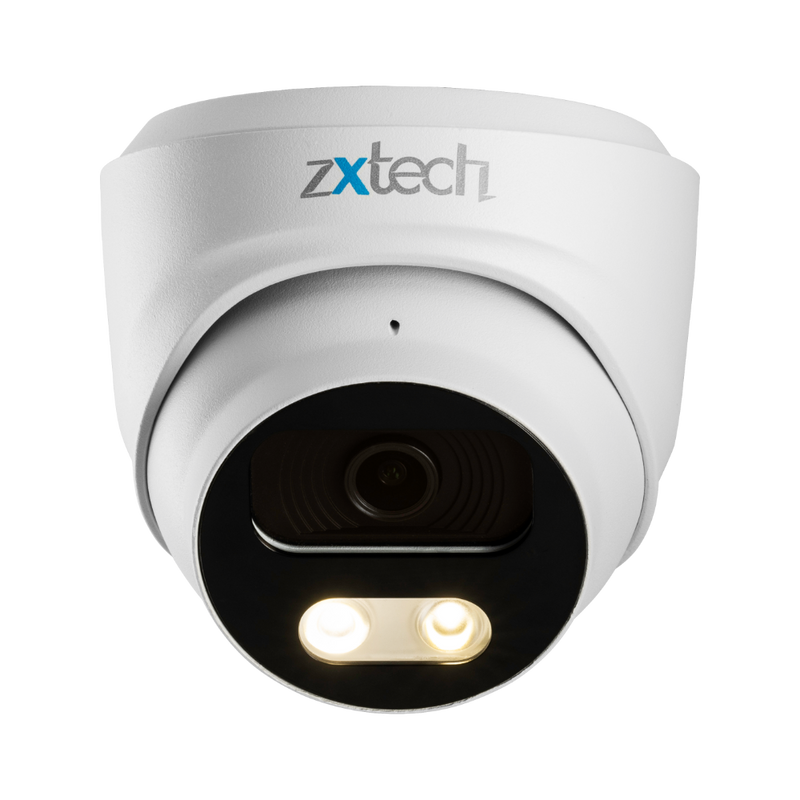Zxtech Full Colour Night Vision 4K 8MP Dome PoE IP CCTV AI Camera | Fa