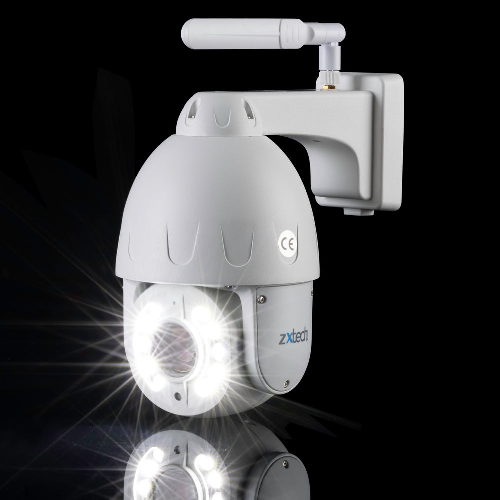 Zxtech Wireless Wifi IP PTZ Security Camera 5MP/4MP Colour Night Vision
